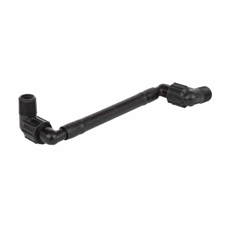 1/2 x 1/2 x 6-inch Barbed Double Swing Riser - Landscape Products Inc.