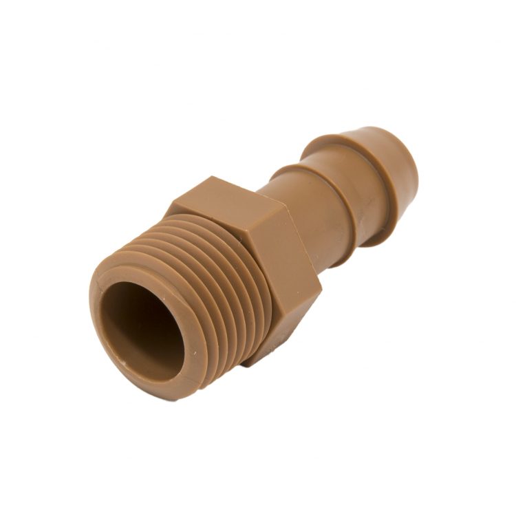 17 mm Dripline Barbed Insert x 1/2-inch Male Adapter - Landscape ...