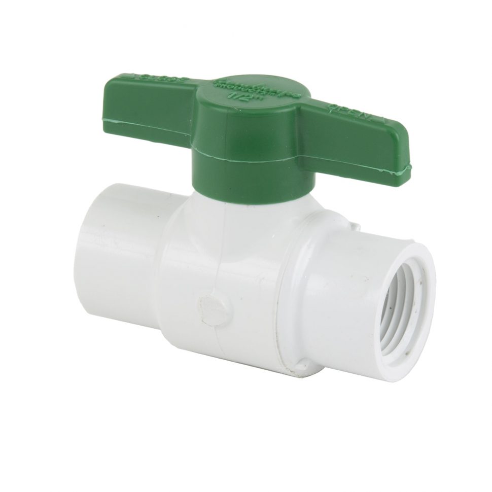 1-Inch Threaded Plastic Ball Valve - Landscape Products Inc.