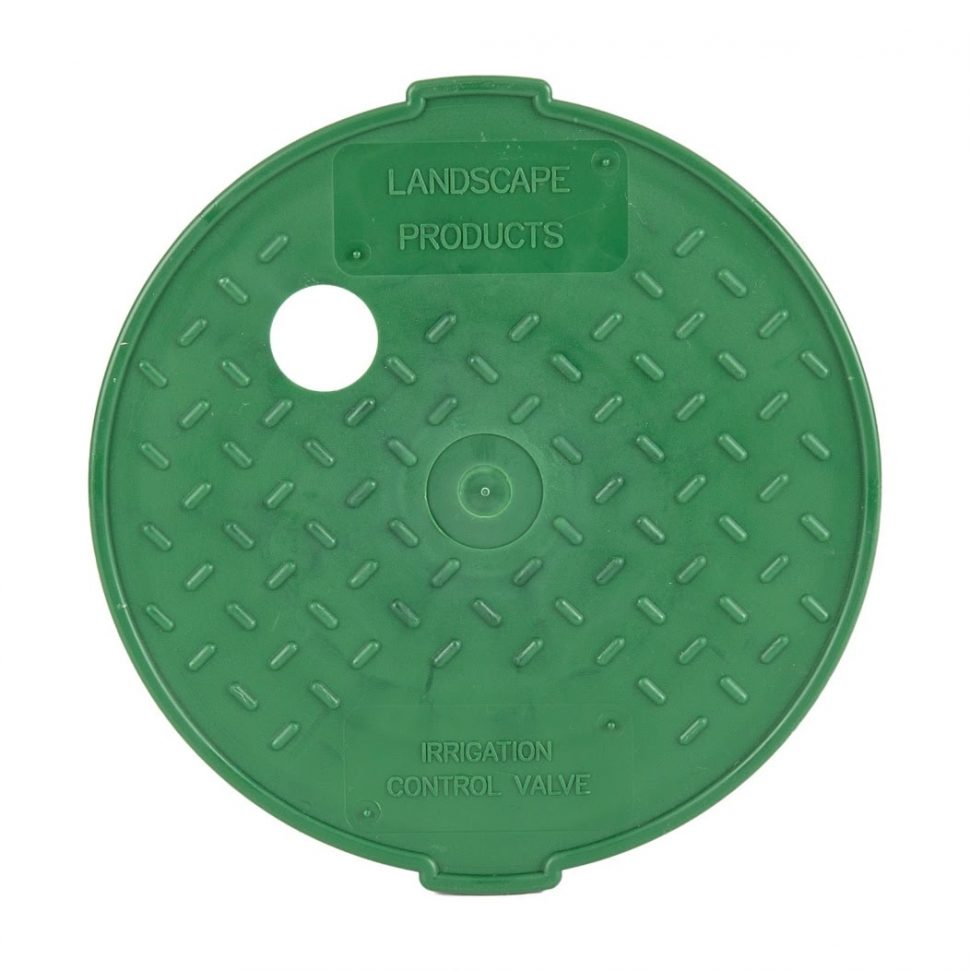 7-inch Green Valve Box Lid - Landscape Products Inc.