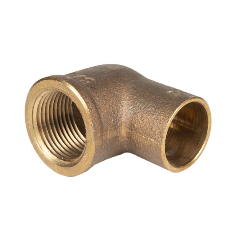 3/4-INCH COPPER 90 DEGREE FEMALE THREADED ELBOW - Landscape Products Inc.