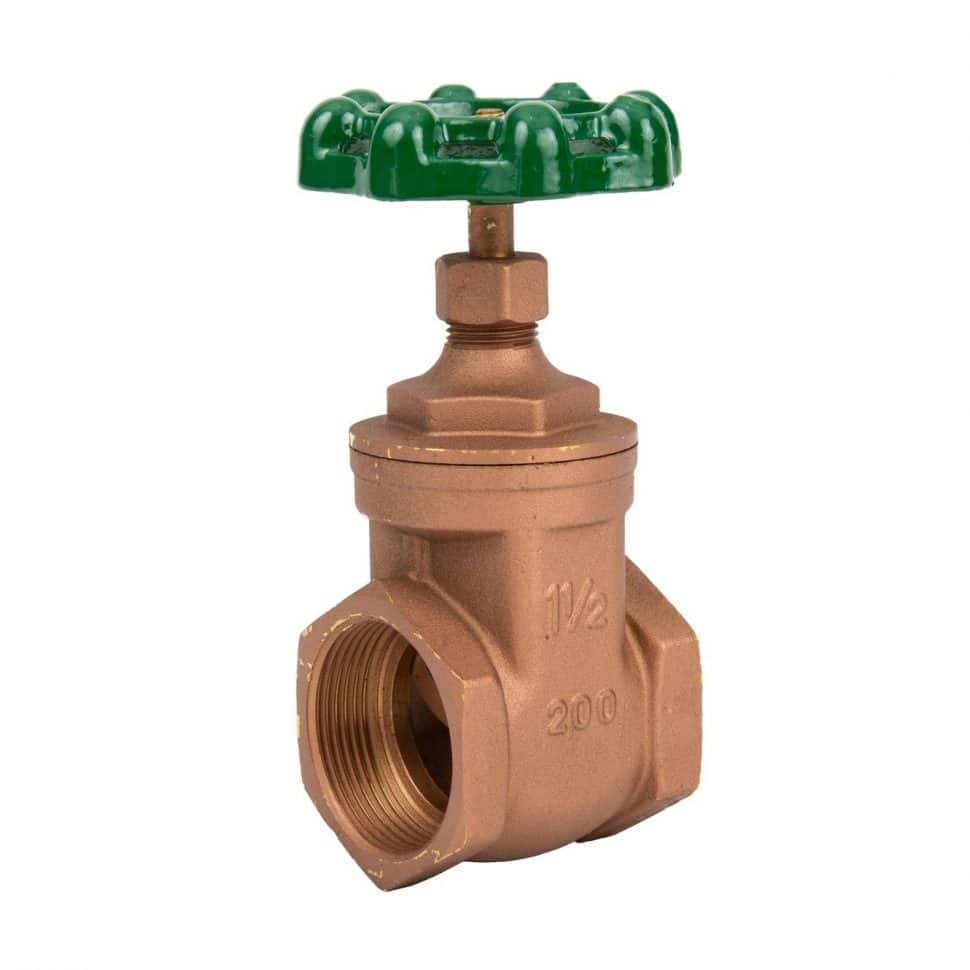 1 1/2-inch Brass Gate Valve - Landscape Products Inc.