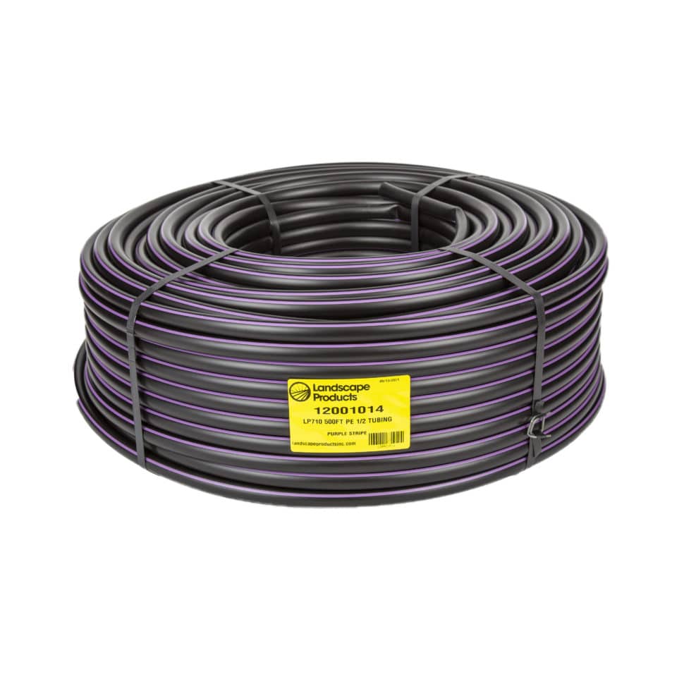 LP 710 1/2-inch x 500-foot Purple Stripe Polyethylene Tubing ...
