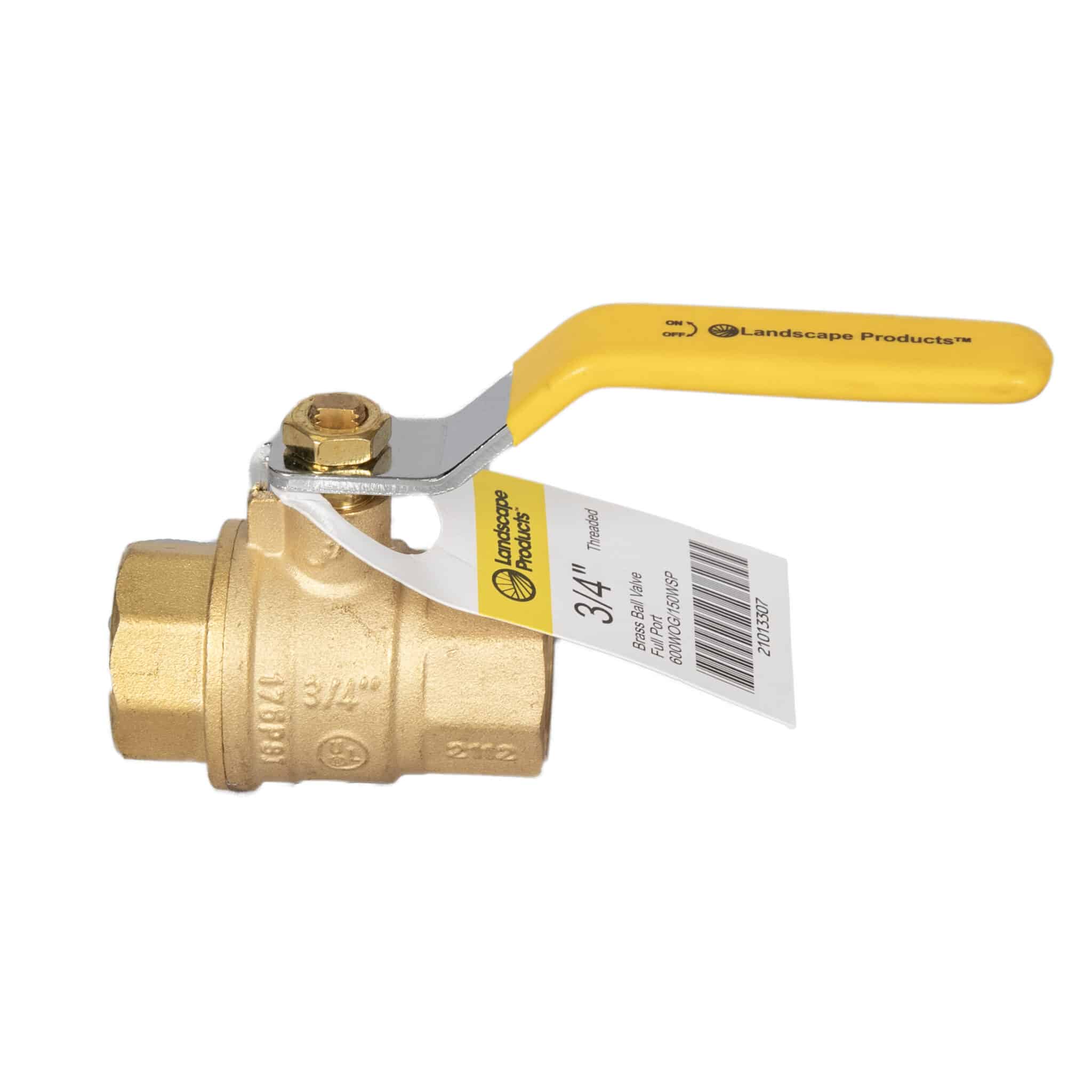 3/4-inch Full Port Brass Ball Valve - Landscape Products Inc.