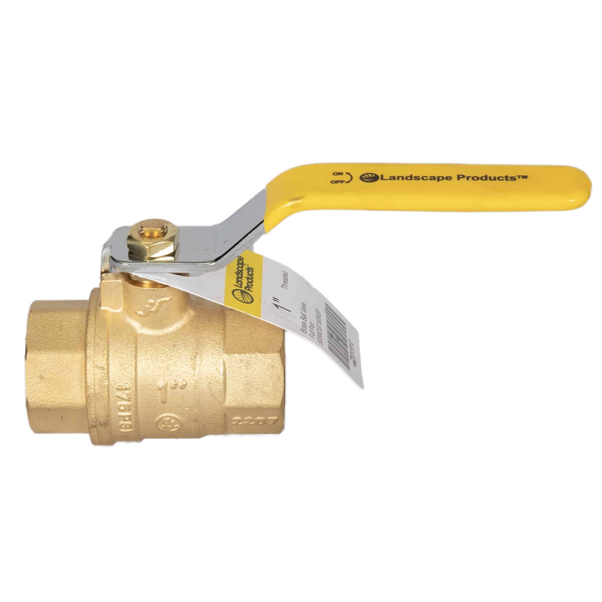 1-inch Full Port Brass Ball Valve - Landscape Products Inc.