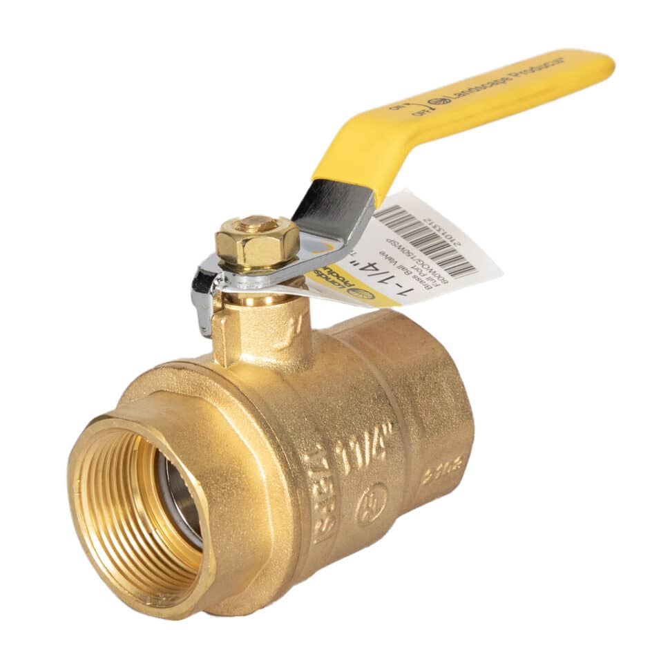 1-inch Full Port Brass Ball Valve - Landscape Products Inc.